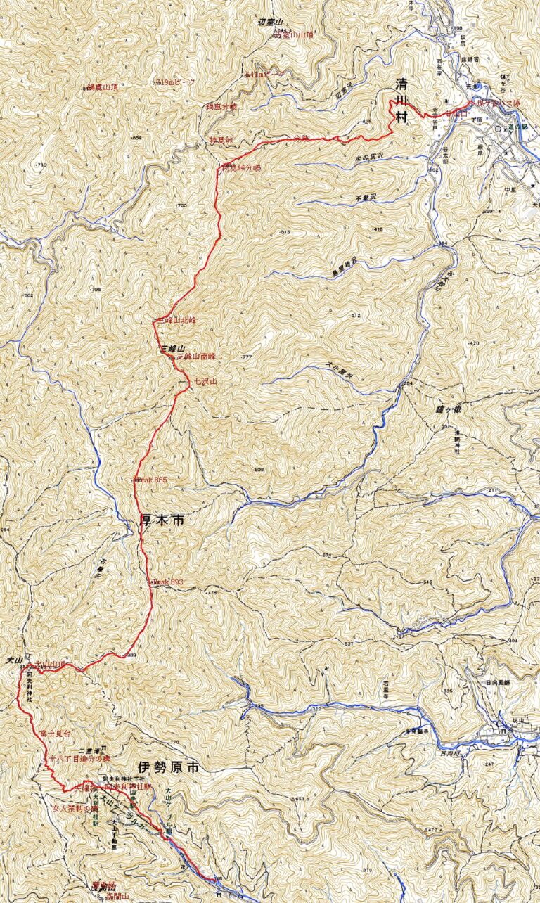 大山稜線描画2 | JA1CTV業務日誌