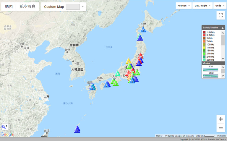 SOTAMapの説明‐3 | Summits On The Air Japan (SOTA日本支部)